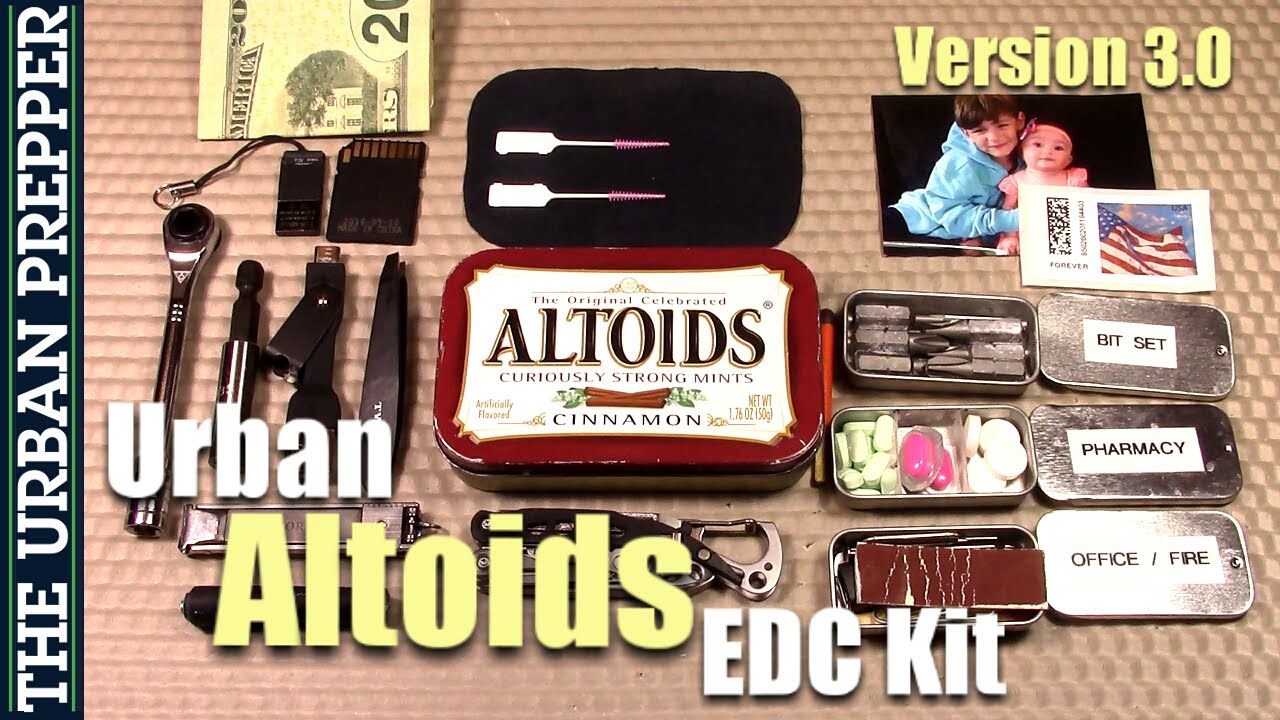 Urban Altoids EDC kit version 3.0 reviewed for everyday carry