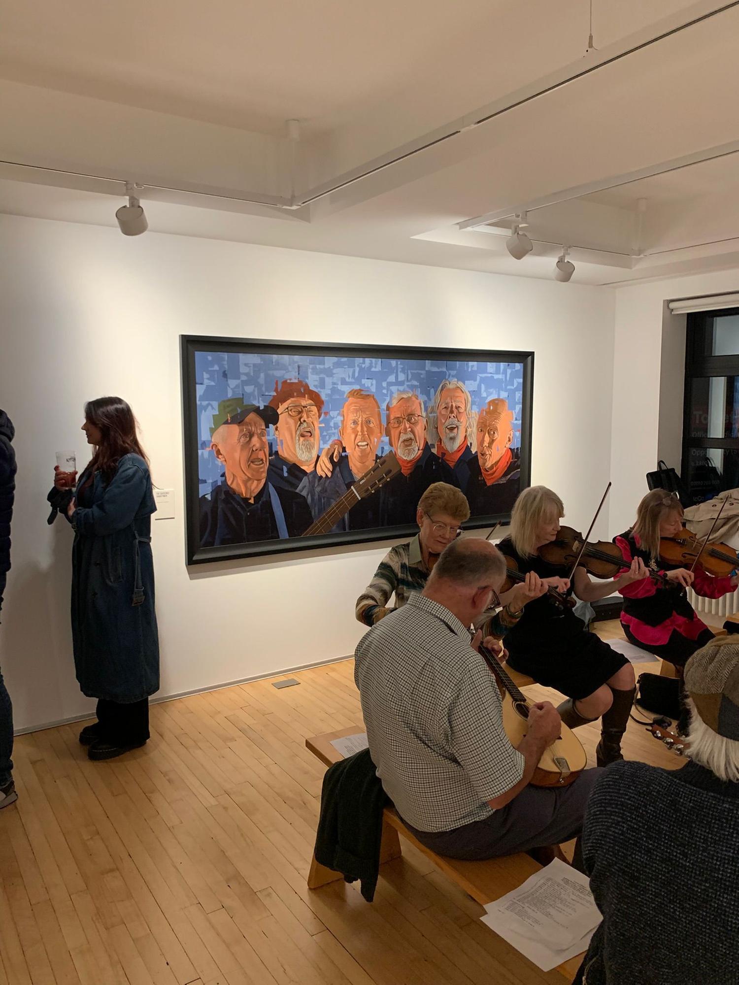 Causeway Shantymen Feature in New Exhibition by Belfast Artist Ciaran ...