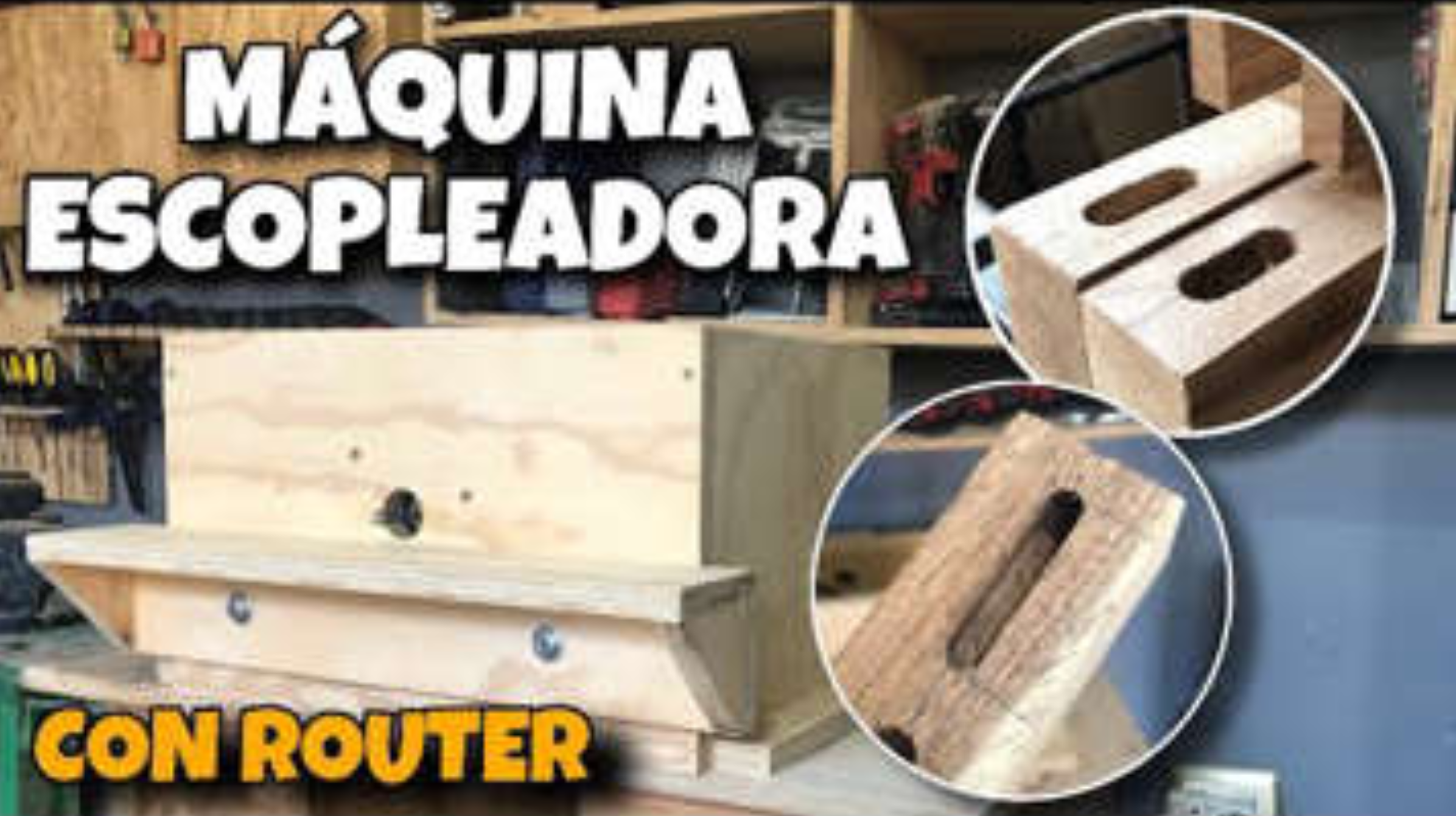 Caja para Espiga con Router – Cómo Usar una Máquina Escopleadora
