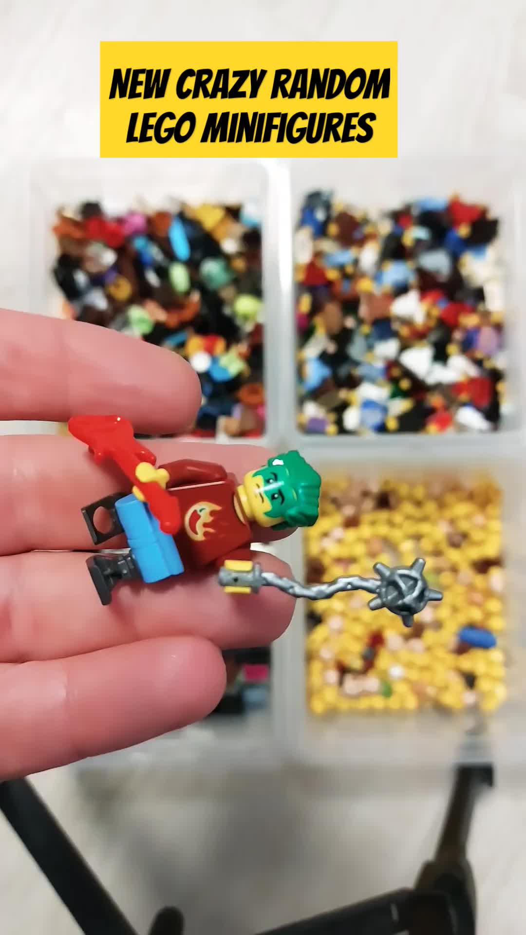 Title: This builder creates amazing random LEGO minifigures! #viral # ...