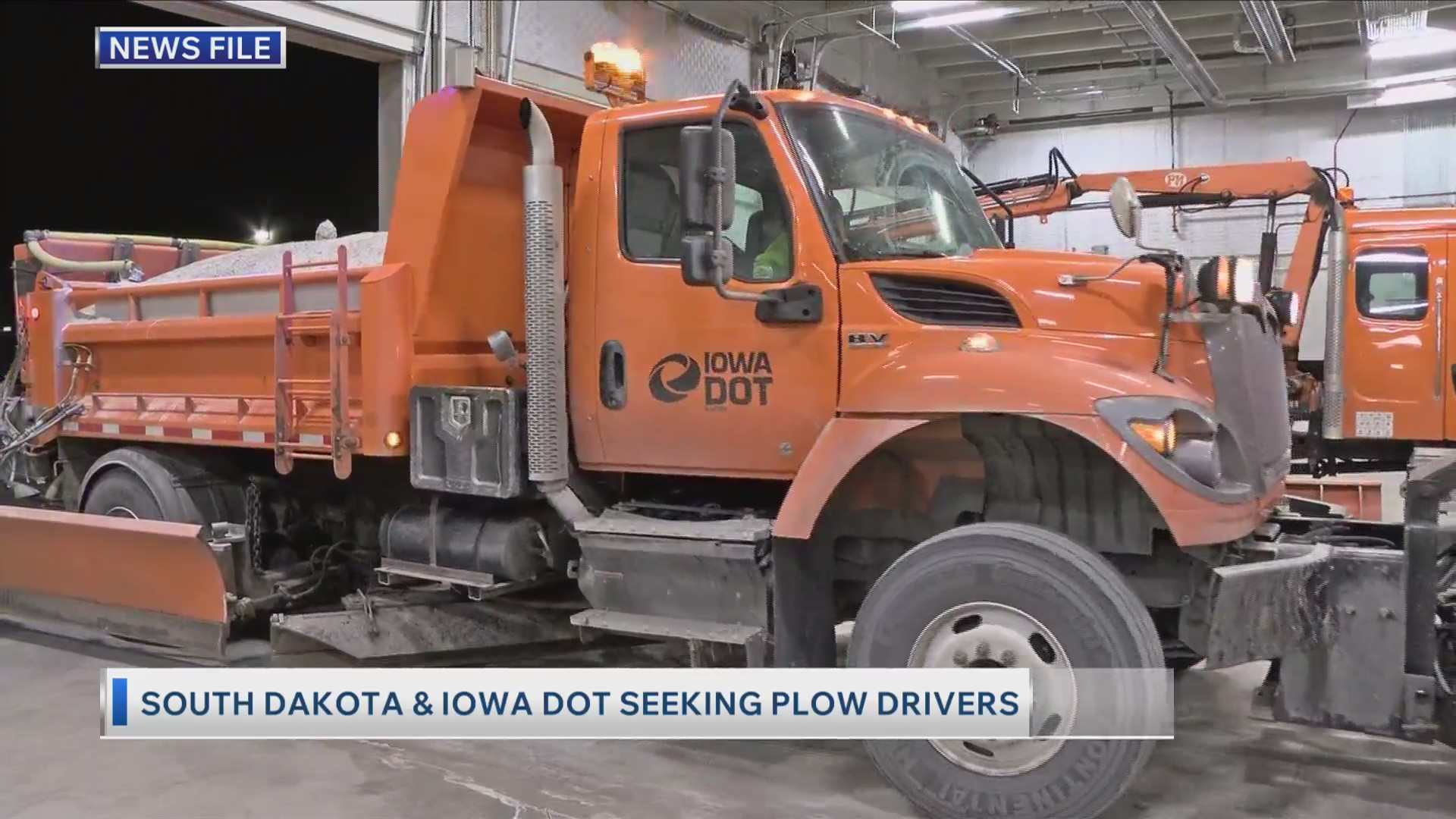 South Dakota & Iowa DOT Seeking Plow Drivers