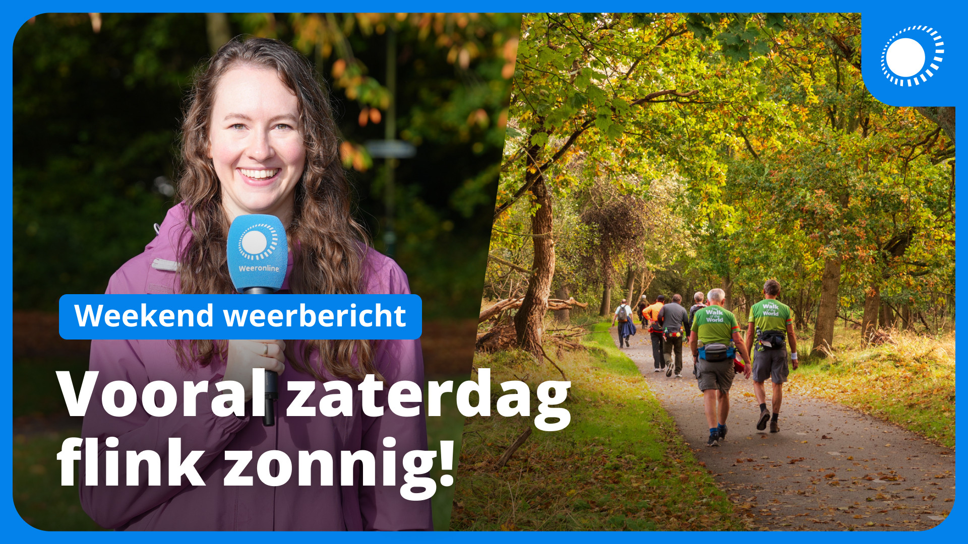 Vooral zaterdag flink zonnig! | Weekend weerbericht