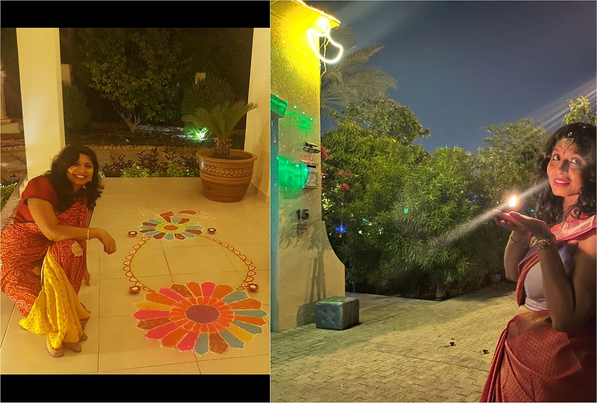 No crackers, only lights: Dubai homes sparkle as Indian families ...