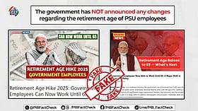 PIB Fact Check Refutes Claim About Raising Public Sector Retirement Age ...