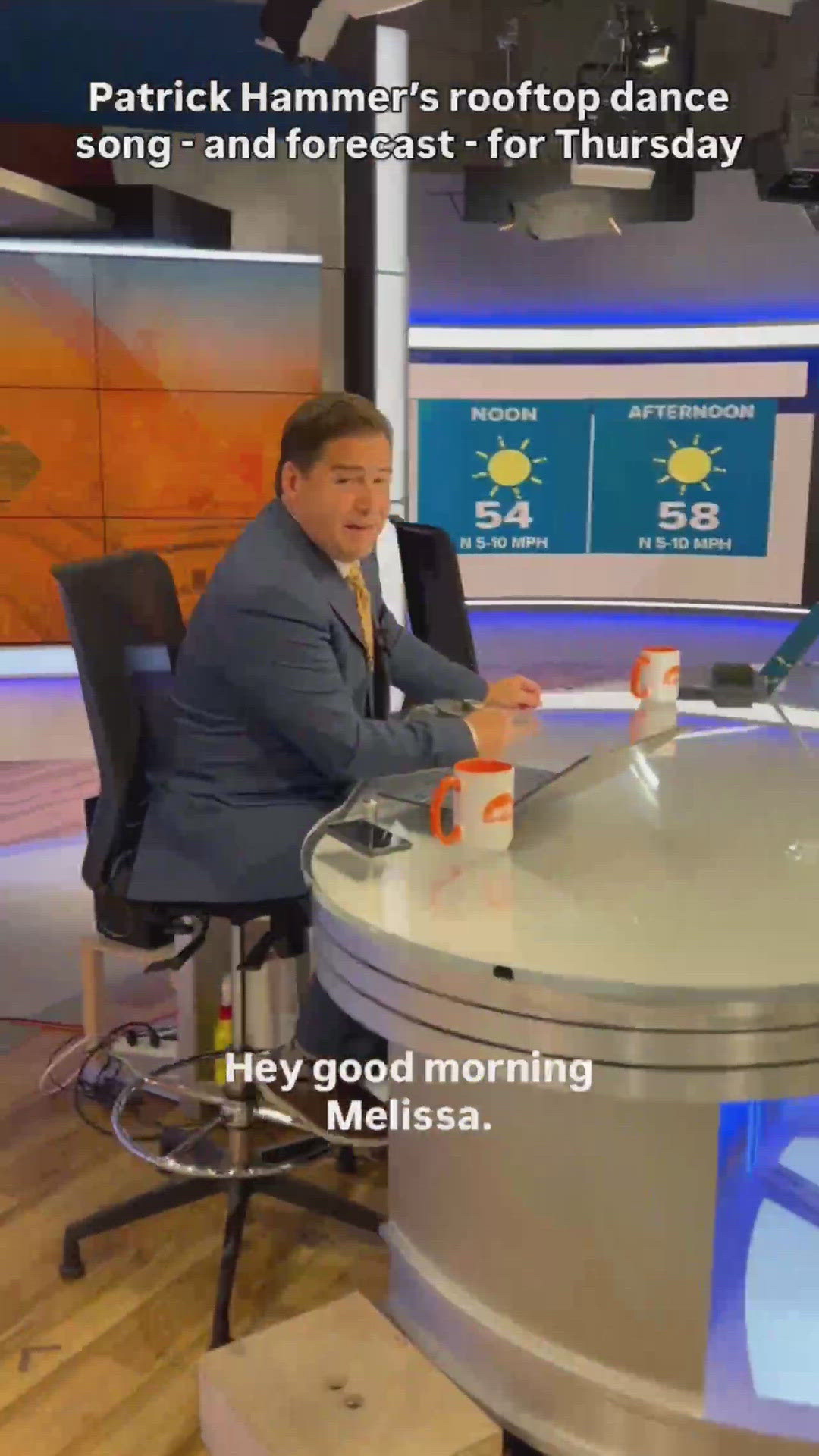 Thursday’s rooftop song and forecast from Patrick Hammer