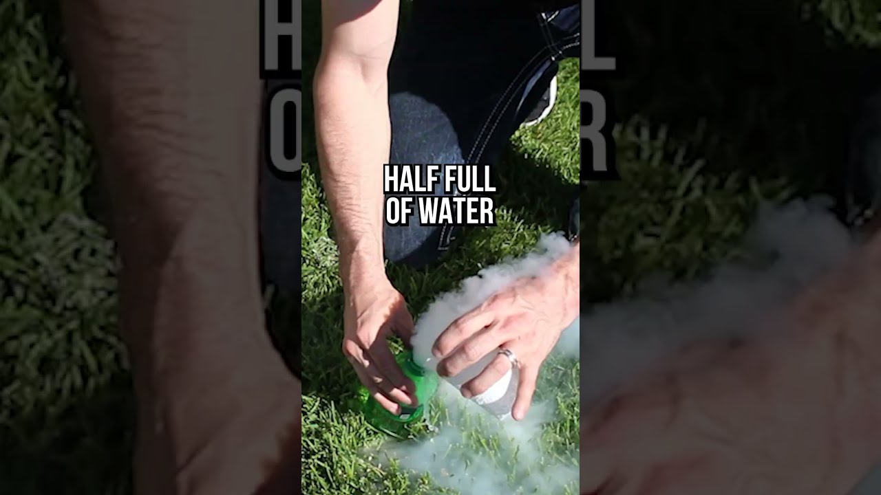 Launching a liquid nitrogen rocket