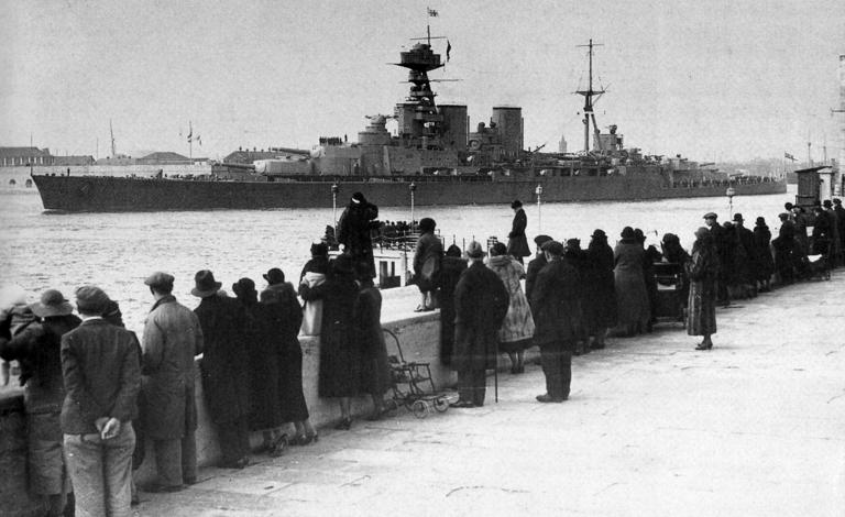 19 rare photos of the great HMS Hood - the Royal Navy's final battlecruiser