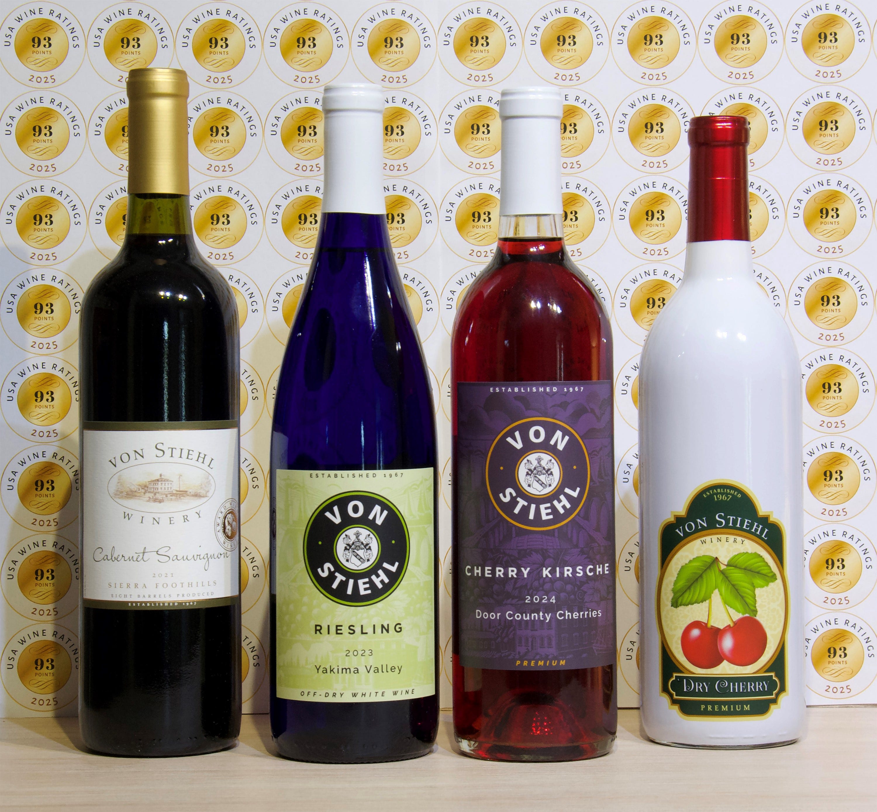 von Stiehl wins 3 gold medals at 2025 USA Wine Ratings competition