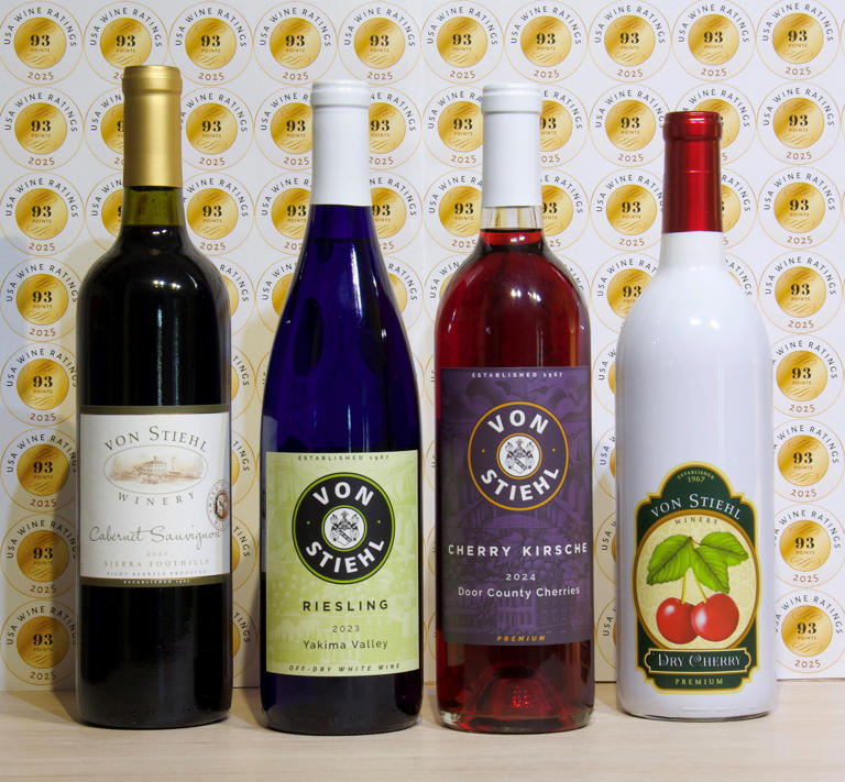 von Stiehl wins 3 gold medals at 2025 USA Wine Ratings competition