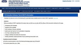 ICSI CSEET 2026: Registration Starts For January Session; Know Exam ...
