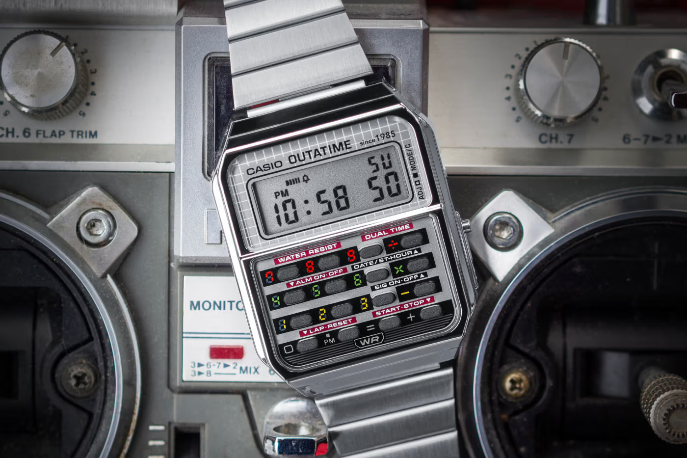 Casio goes back to the ‘80s for its Back to the Future calculator watch
