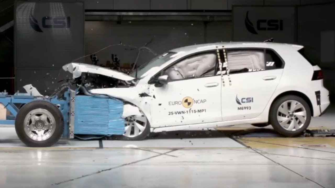 VW Golf 2025 im Euro NCAP Crashtest – wie sicher ist er wirklich?