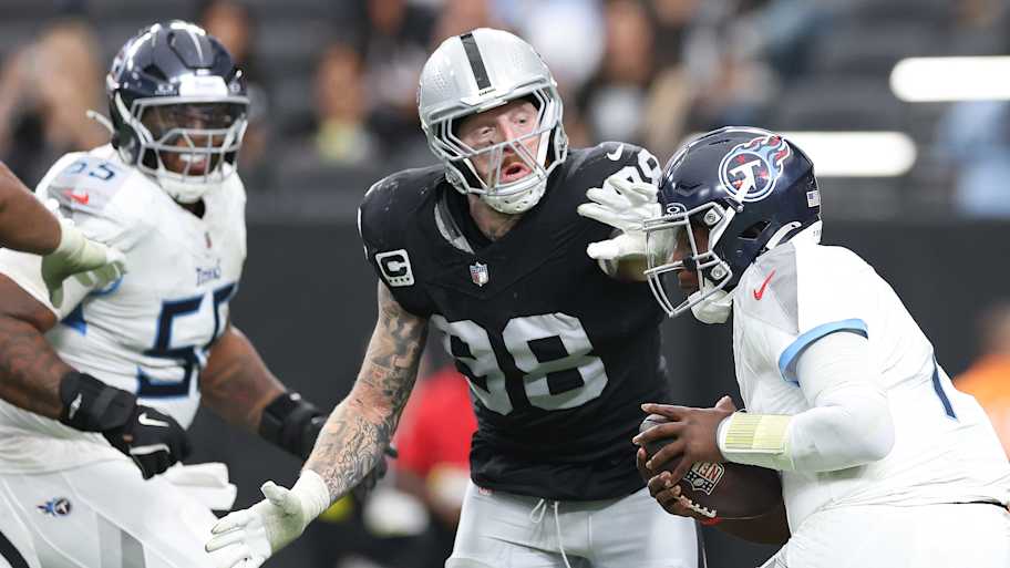 Maxx Crosby had plenty to say about Titans QB Cam Ward after Raiders' win