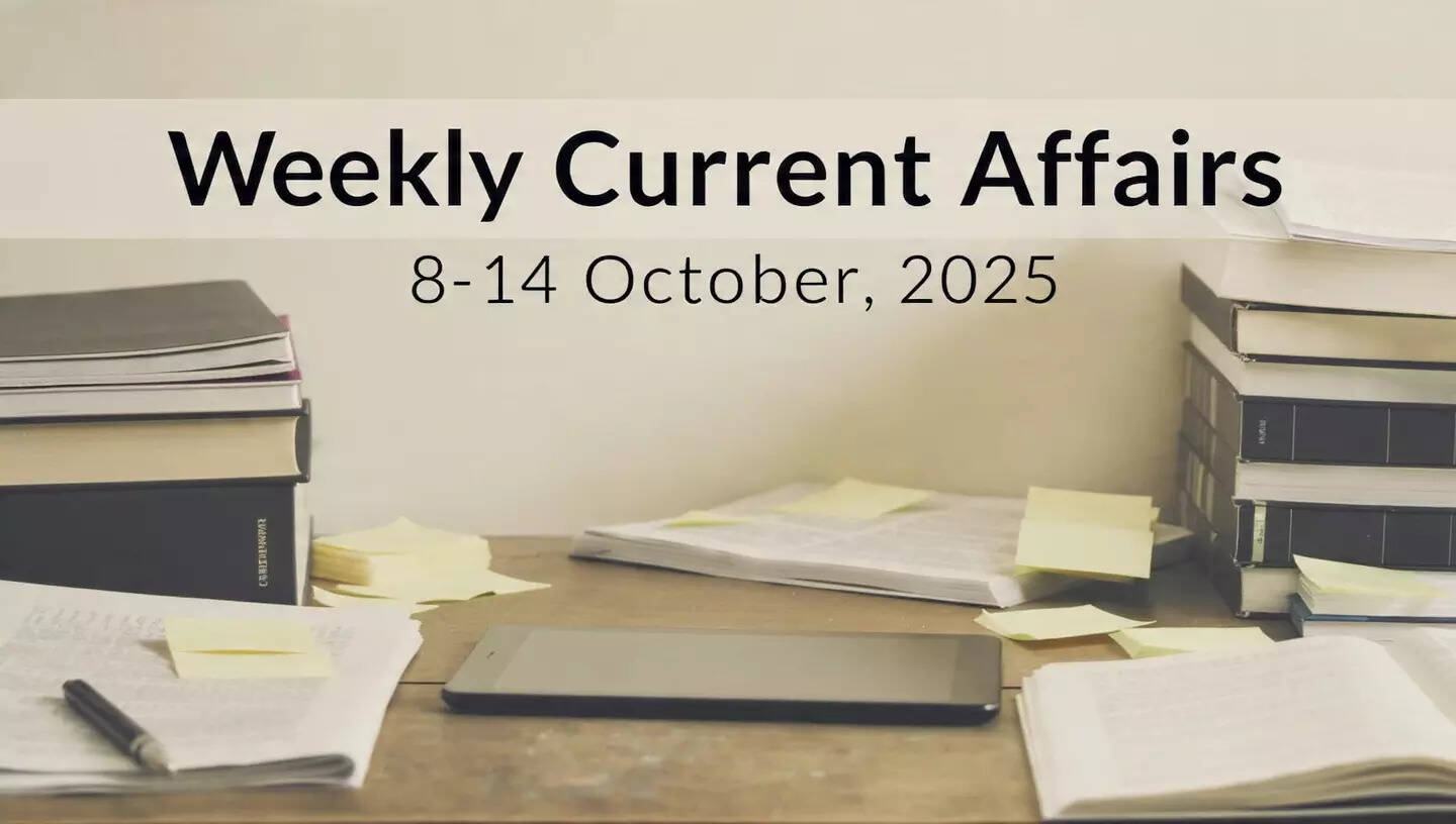 Weekly GK Quiz, 8–14 October 2025: Latest Current Affairs Questions ...