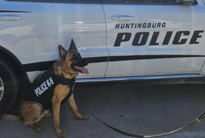 Huntingburg K9 officer receives new body armor