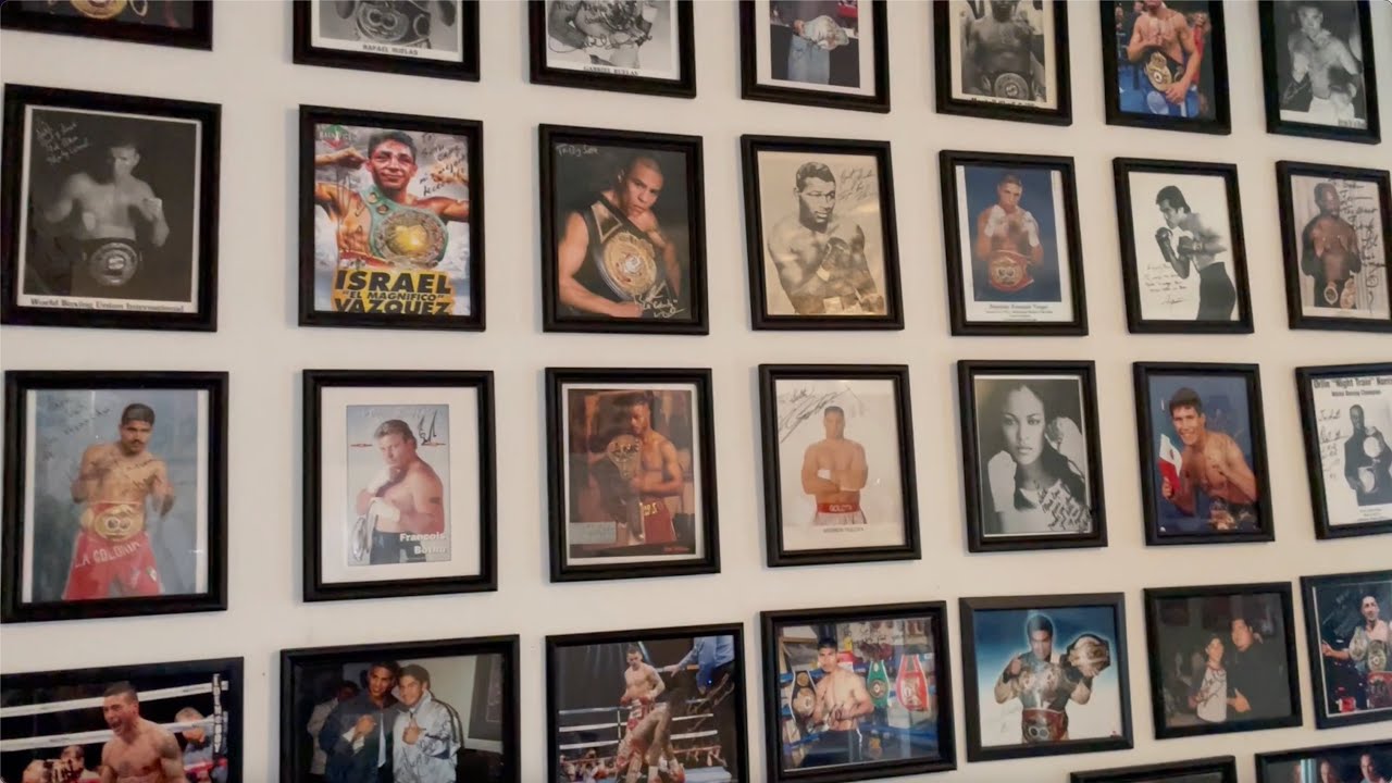 Seth Cruz, founder of Sabas Fight Gear 🥊 shares his boxing memorabilia room