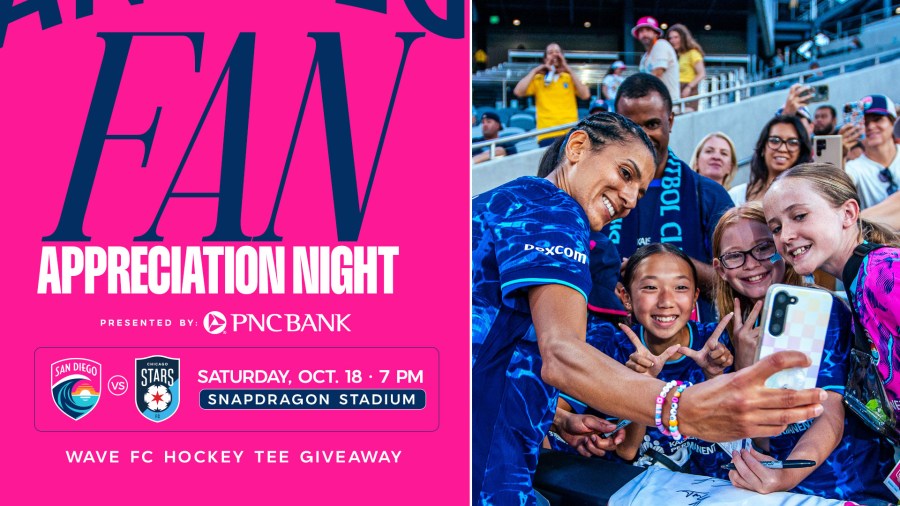 San Diego Wave FC to host fan appreciation night at Snapdragon Stadium