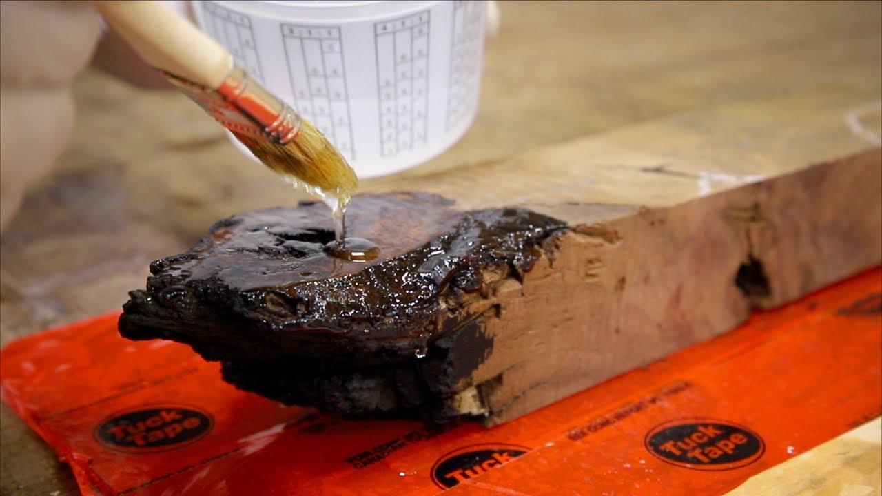 My insane axe transformation with epoxy resin!