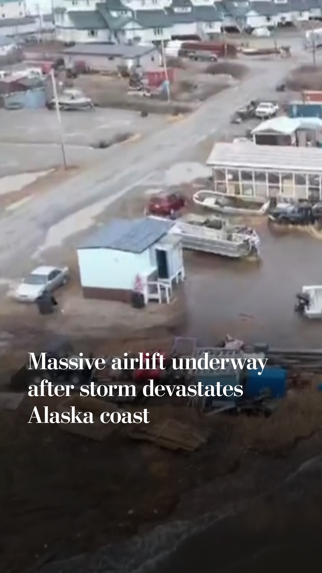 Massive Airlift Underway After Storm Devastates Alaska Coast