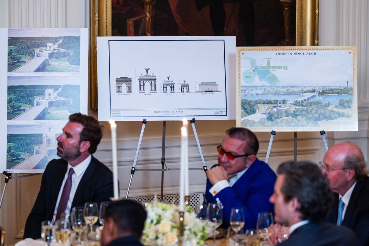 Donald Trump Shares 3 Models of 'Arc de Trump' Monument in D.C., One of ...