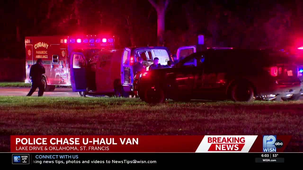 Police Chase U-Haul Van