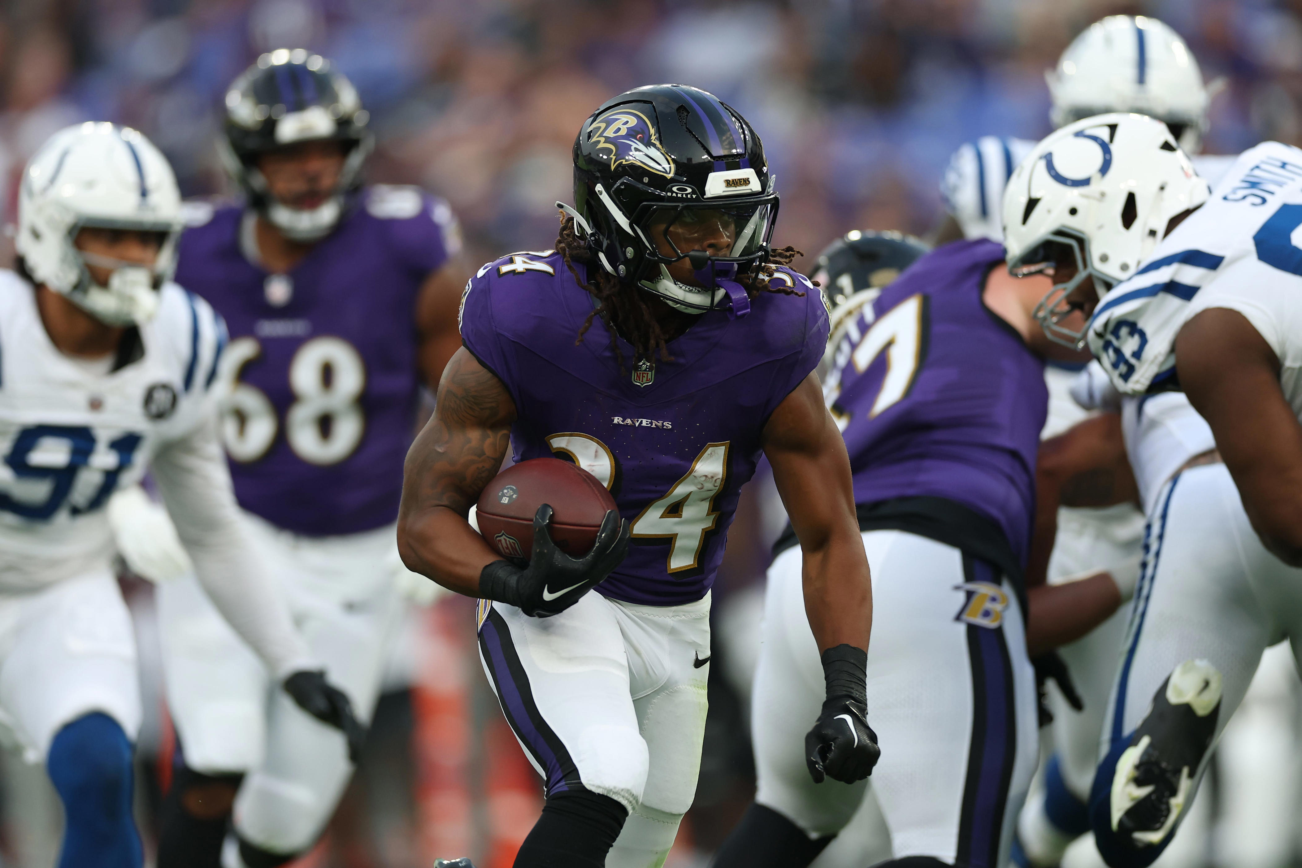 Ravens RB Keaton Mitchell could be a potential change-of-pace option at ...