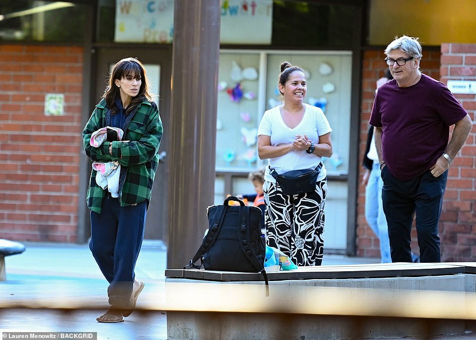 Alec Baldwin reunites with wife Hilaria for family outing