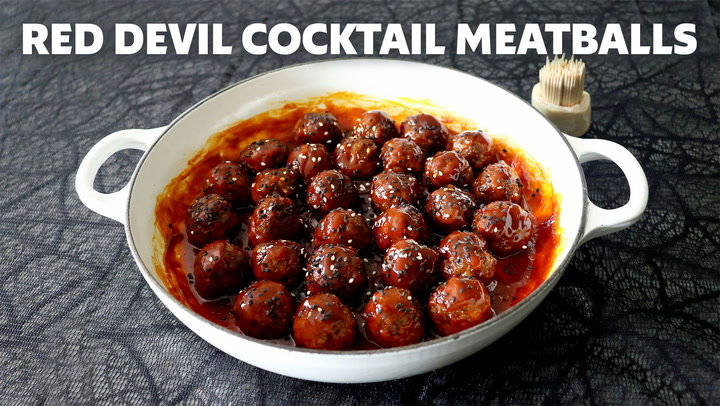 How to Make Chef John's Red Devil Cocktail Meatballs Recipe