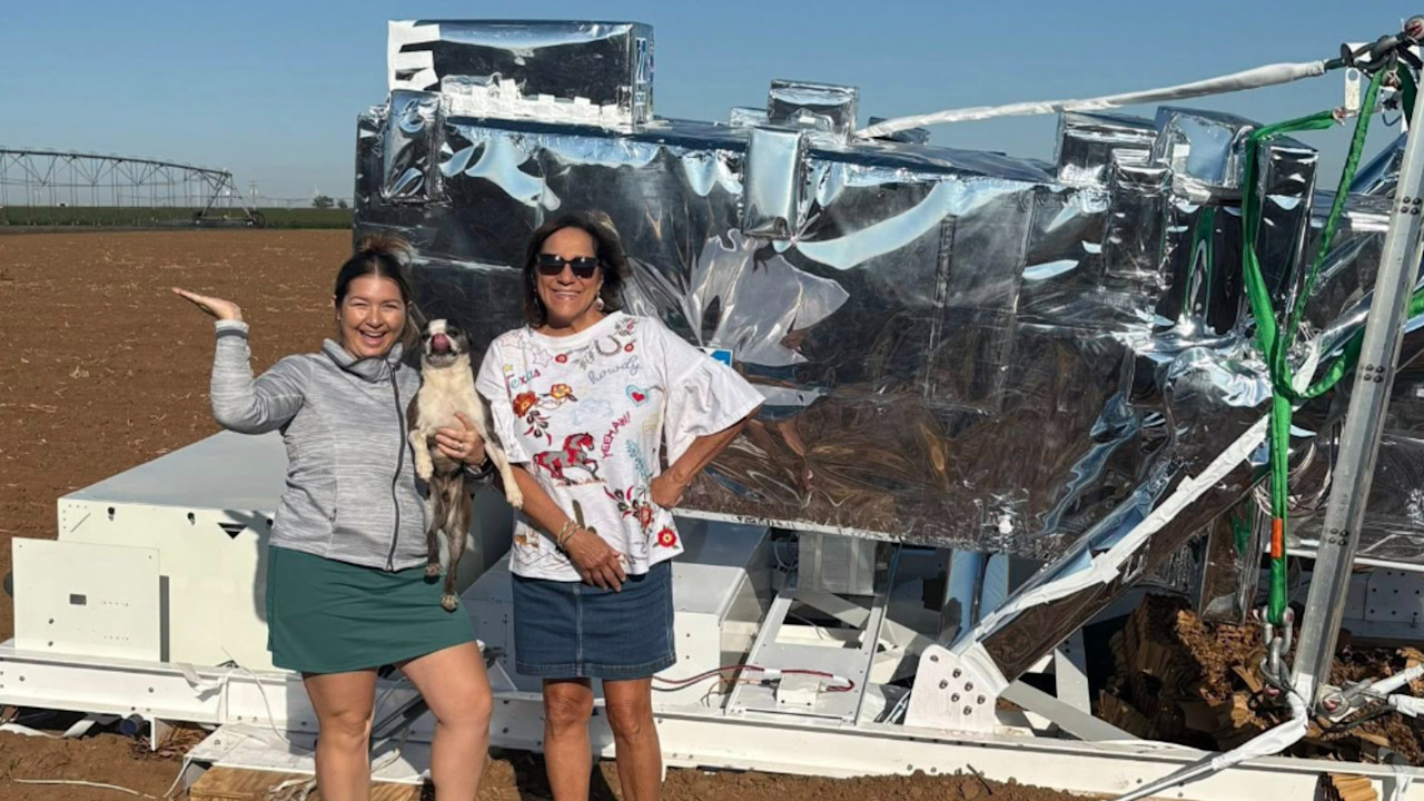 SUV-sized piece of NASA equipment falls from sky, crash lands on rural farm