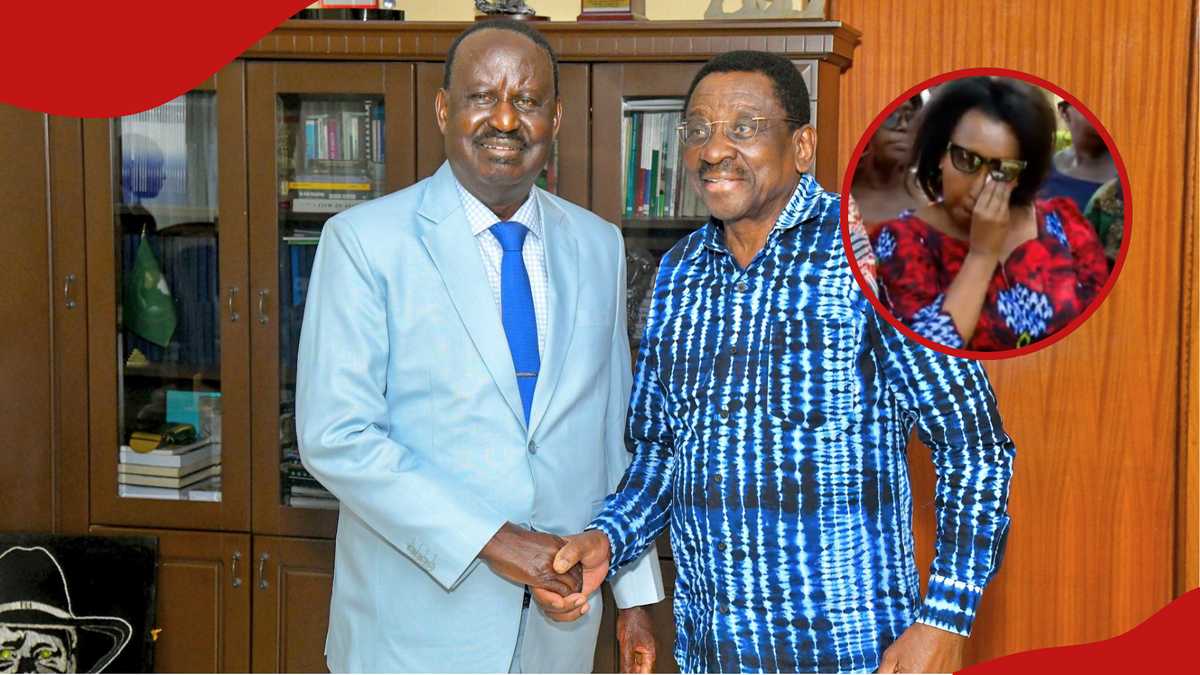 Raila Odinga: James Orengo’s wife spotted in tears at ODM leader’s ...