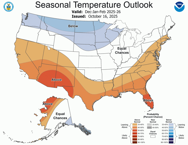 NOAA releases 2025-26 winter outlook. What to expect in Indiana