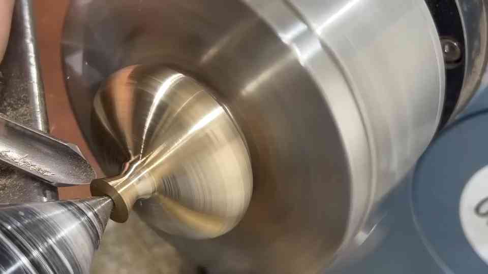What Happens When You Try Turning Brass on a Wood Lathe