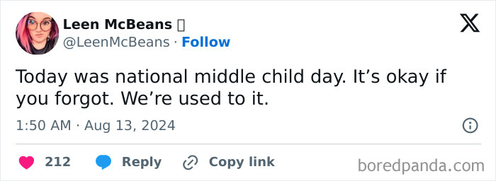 32 Funny Posts Drawing Attention To The Often Forgotten Middle Children