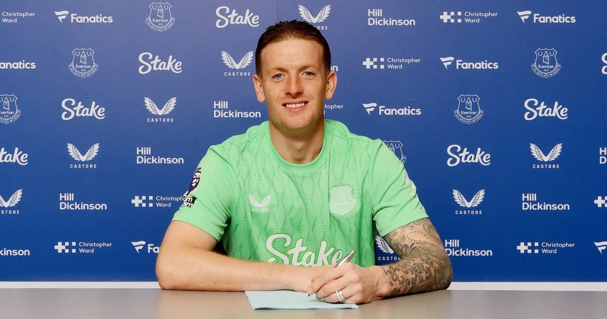 Huge midfielder deal NEXT after Everton tie down Jordan Pickford on ...