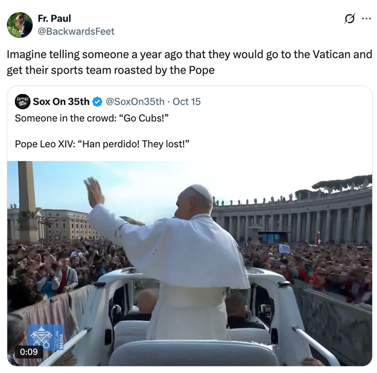 This Clip Of The Pope Being Extremely American Is Going Viral