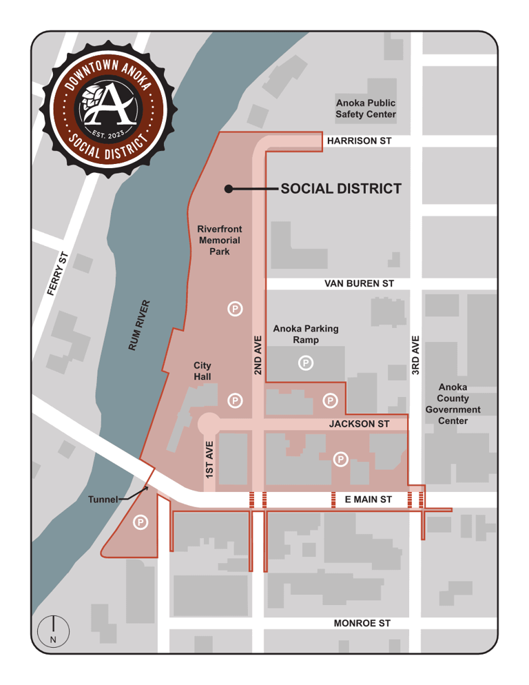 Anoka is making their social district a year-round event allowing open ...