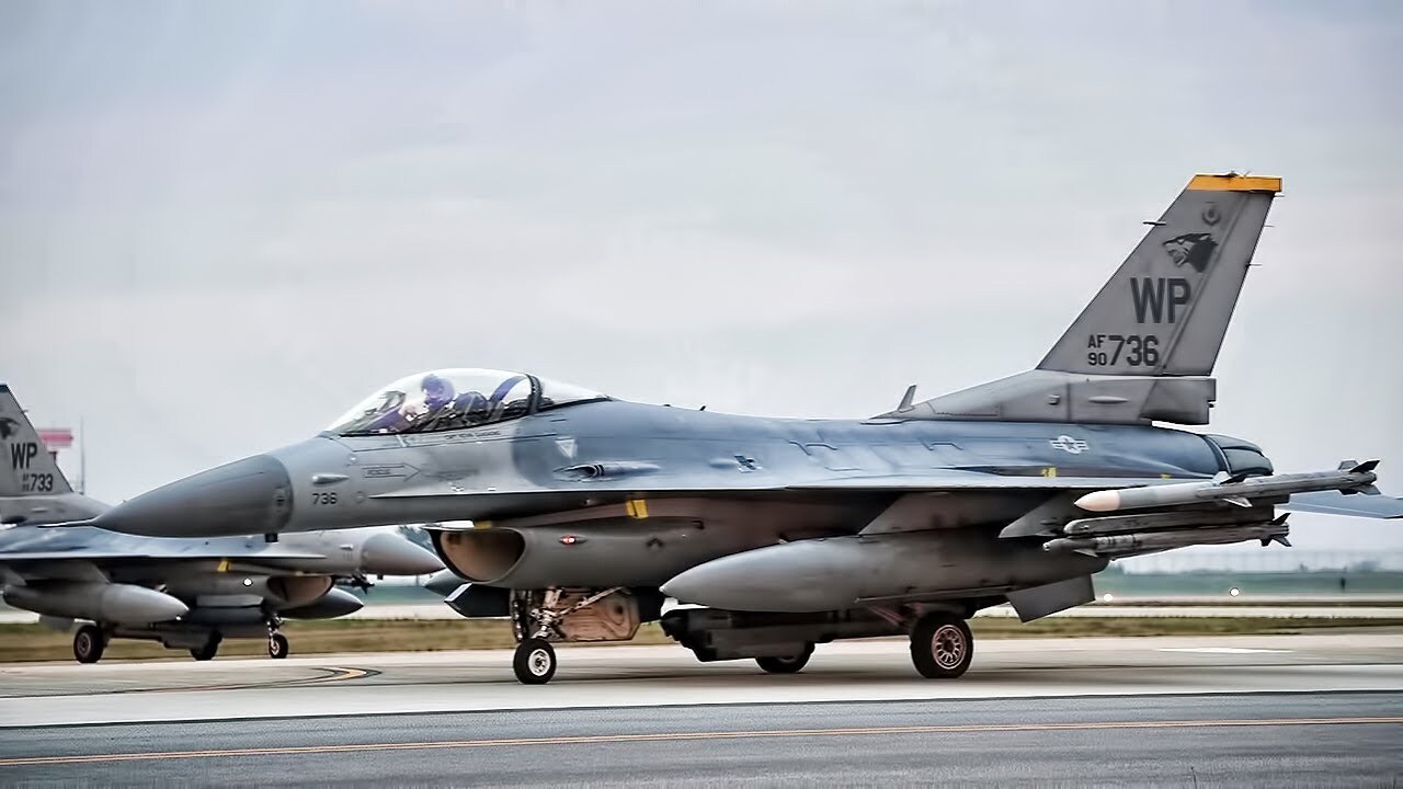 Wolf Pack F-16s • Flight Ops At Kunsan Air Base (Oct 2019)