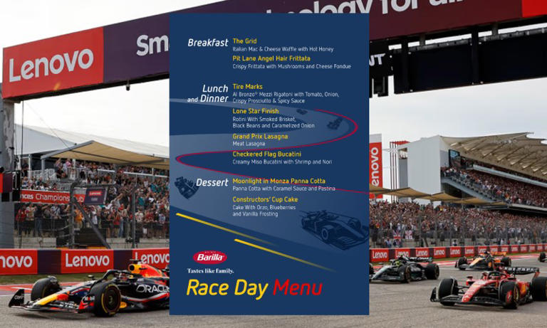 Barilla becomes F1’s official pasta sponsor ahead of Austin GP