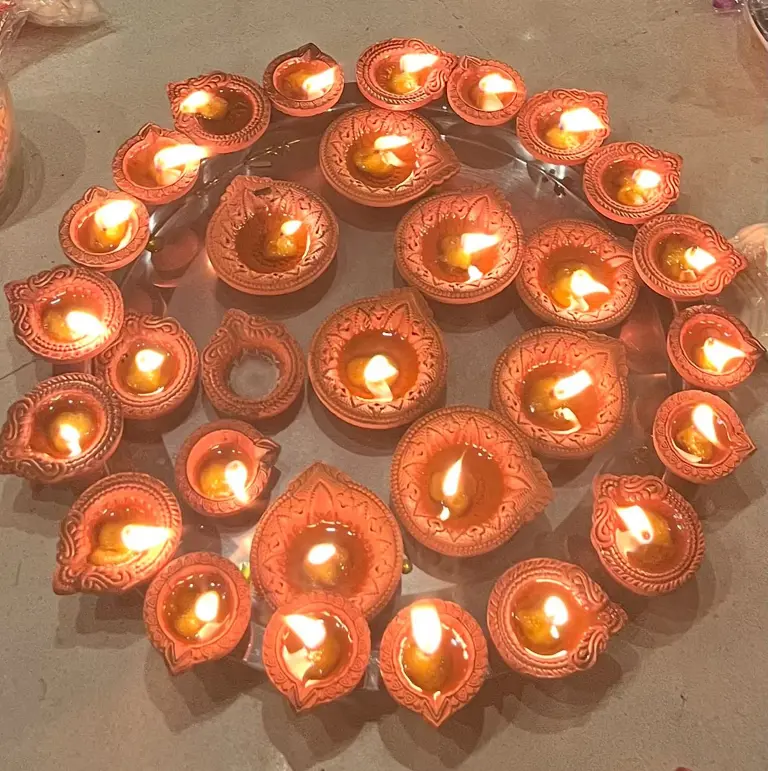 No crackers, only lights: Dubai homes sparkle as Indian families ...