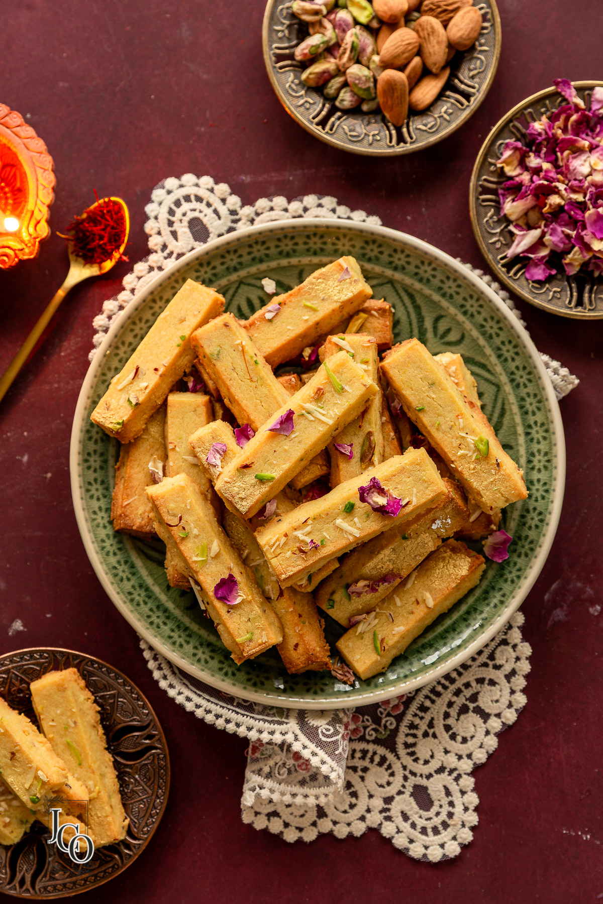 Saffron Milk Cookie Sticks