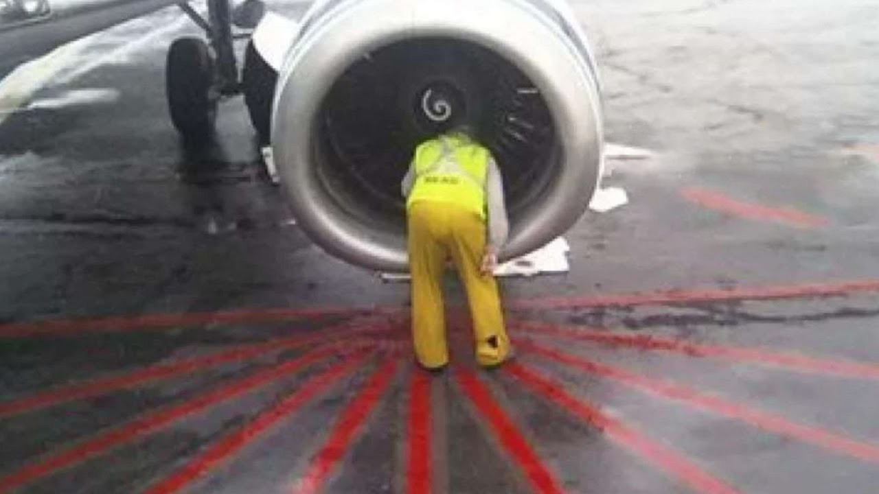 Jet Engine Devours Sailor Alive Caught on Tape