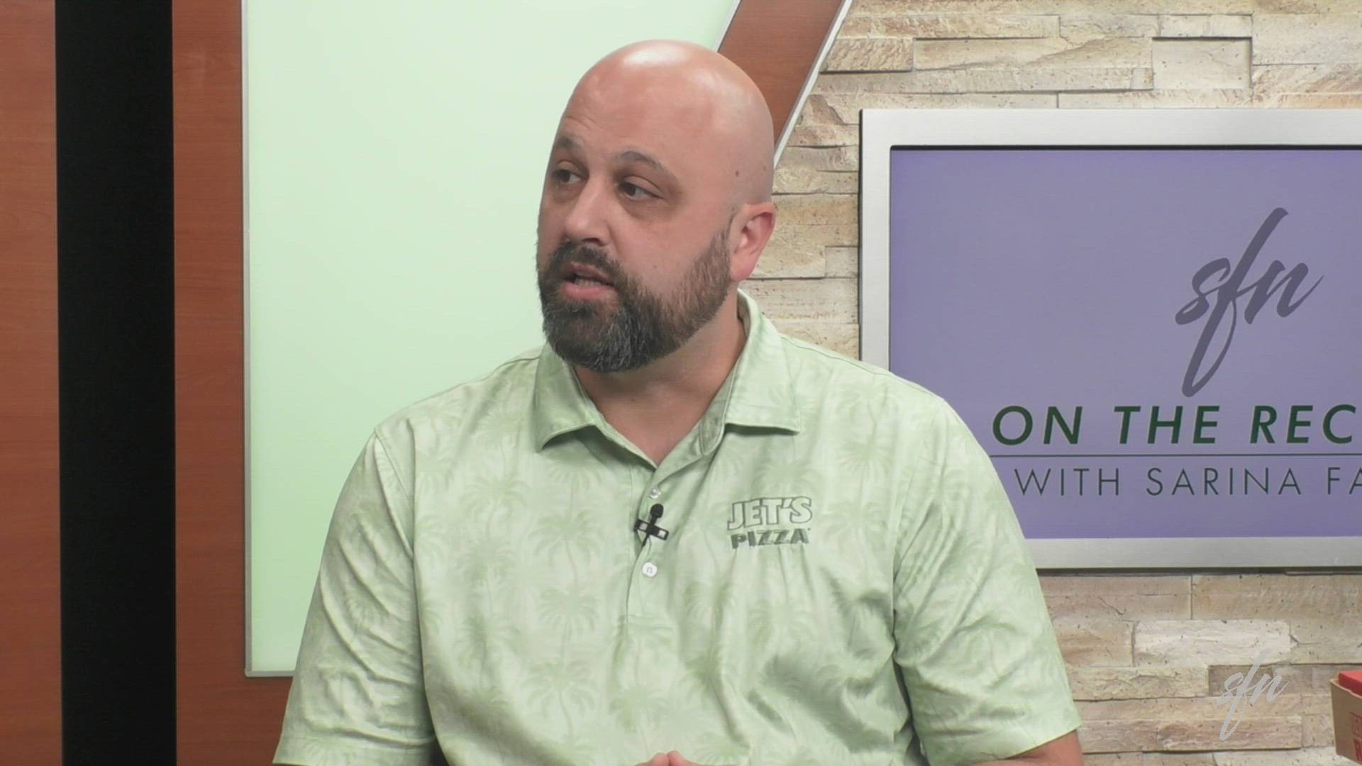 OTR Our Town America Jets Pizza owner William Wheeler