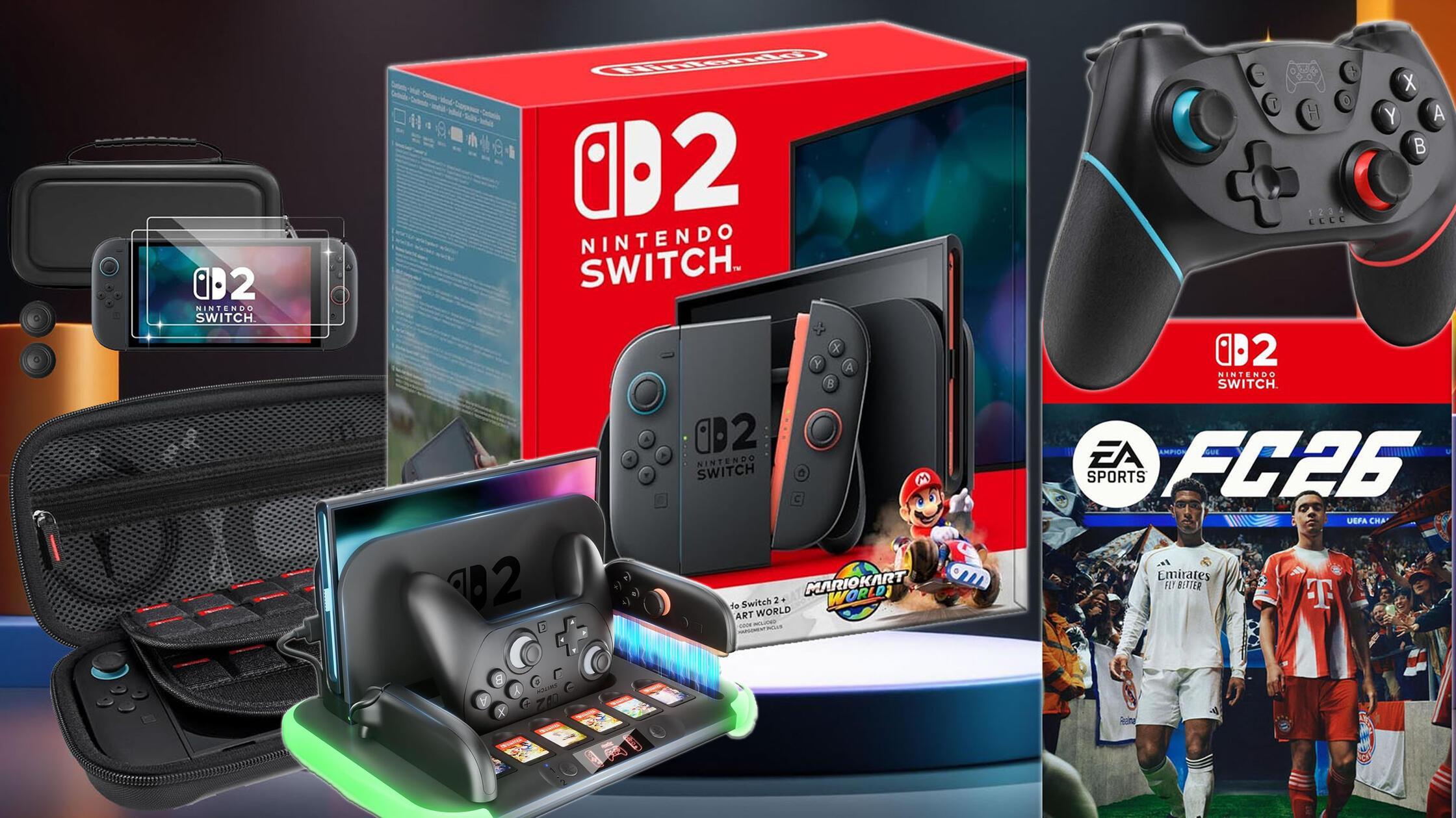 Amazon boxt Nintendo Switch 2 bis 44 % günstiger raus: Konsole + Mario ...