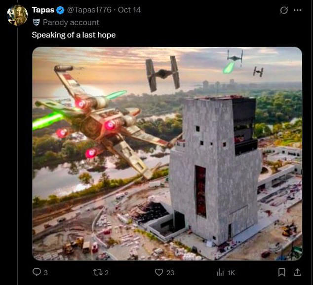Obama's new presidential library likened to Star Wars' lair as it rises ...