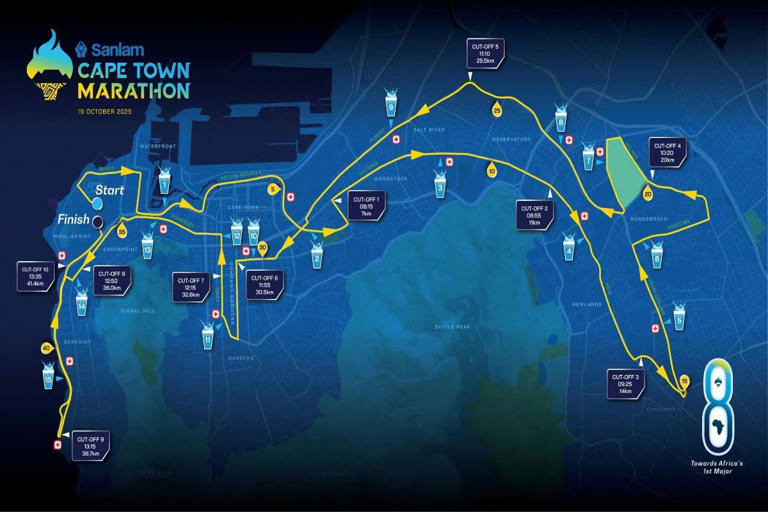 Cape Town Marathon road closures – don’t bother leaving the house!