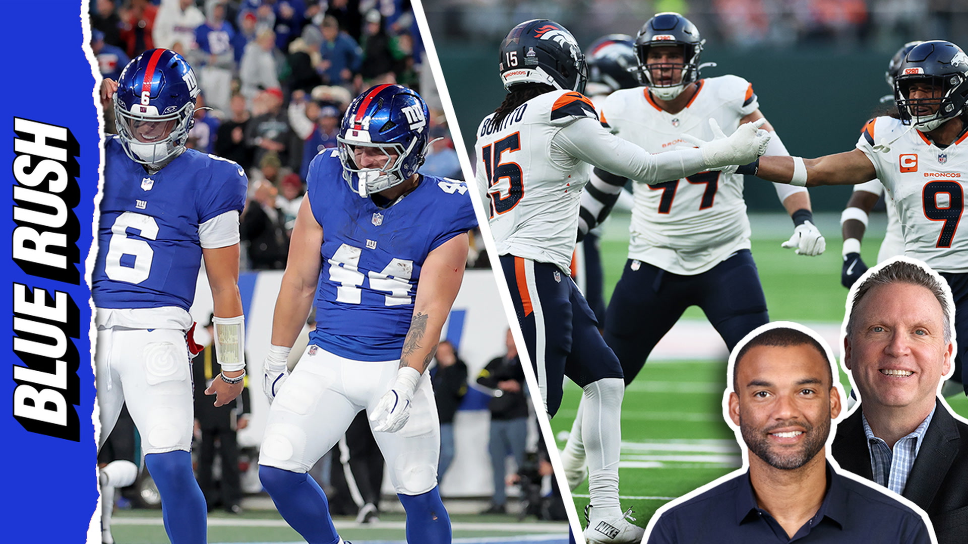 Will Jaxson Dart, Giants dice up Denver's dominant defense? | Blue Rush