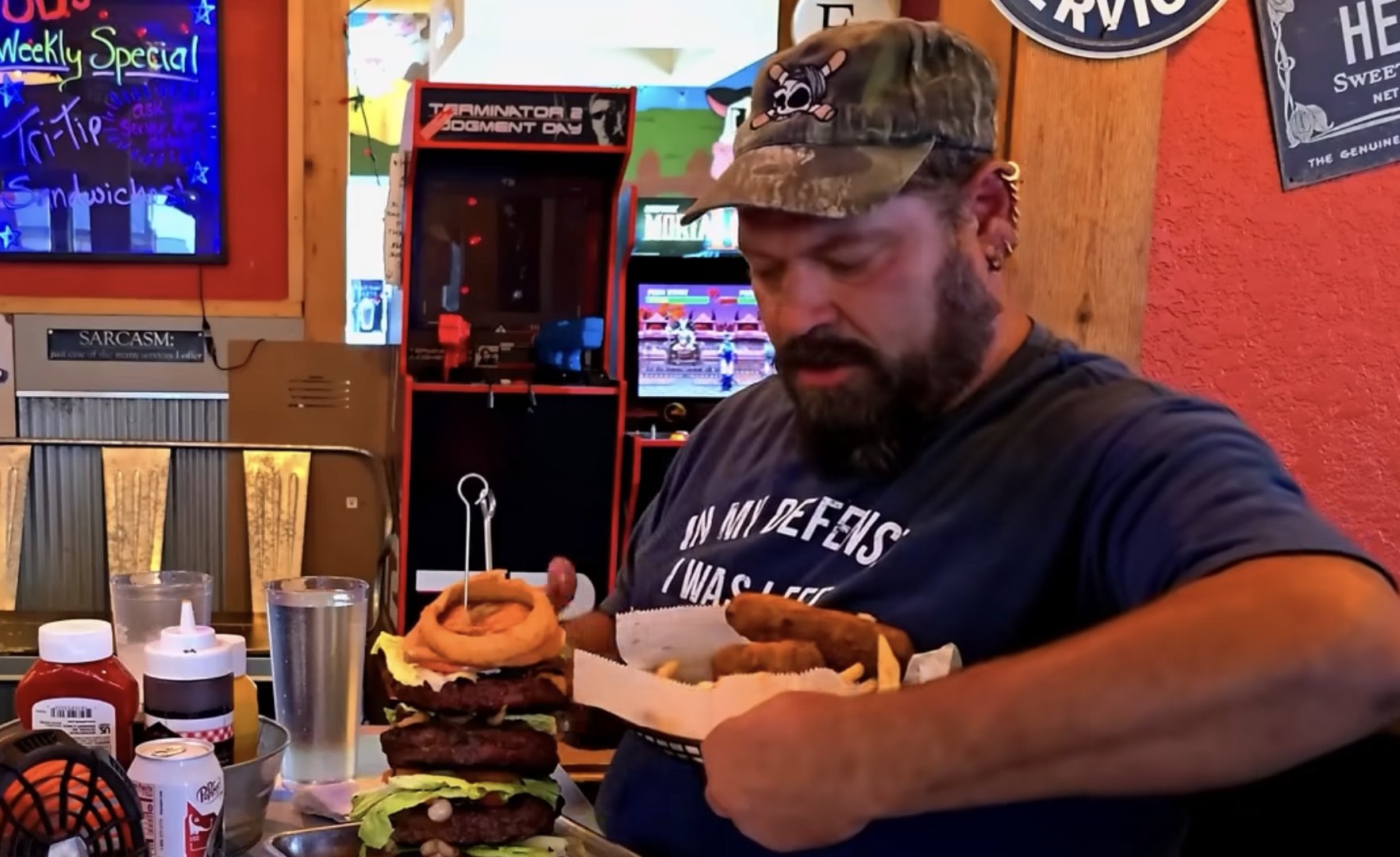 Double Man Burger Challenge: This Was No Joke!
