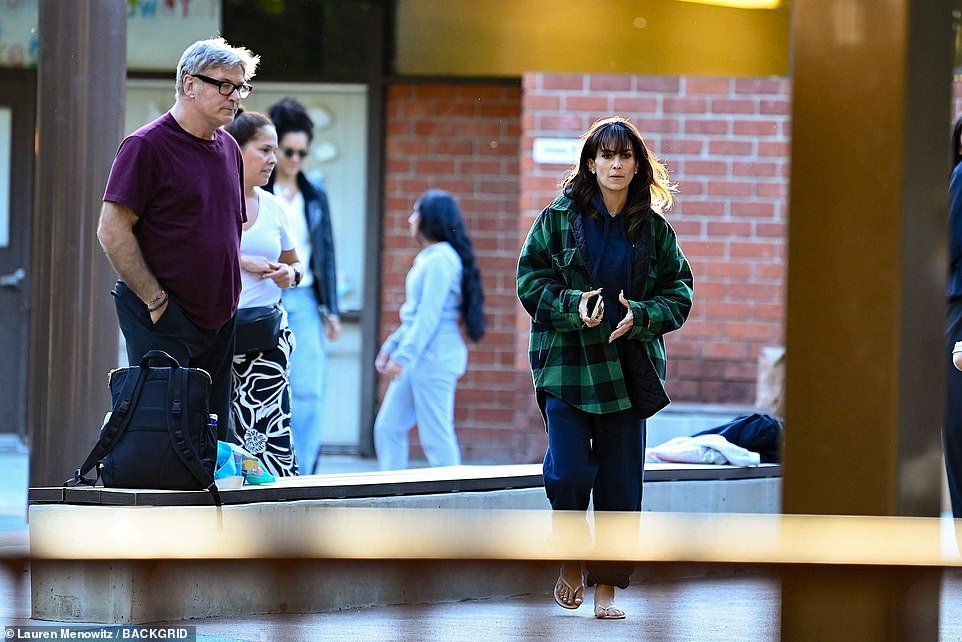 Alec Baldwin reunites with wife Hilaria for family outing