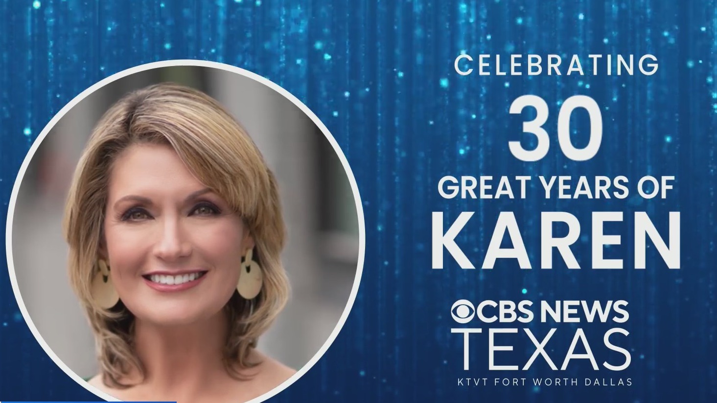 Celebrating 30 years of Karen Borta at CBS News Texas