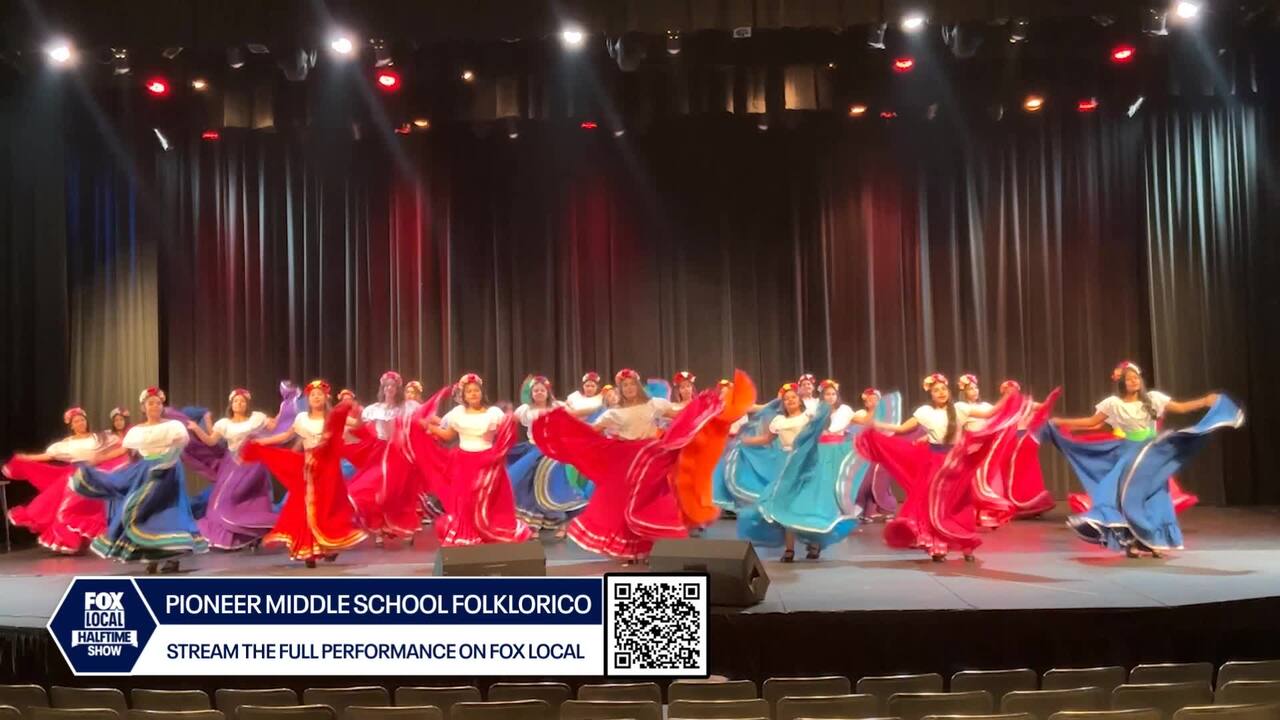 FOX LOCAL Halftime Show: Pioneer Middle School Folklorico